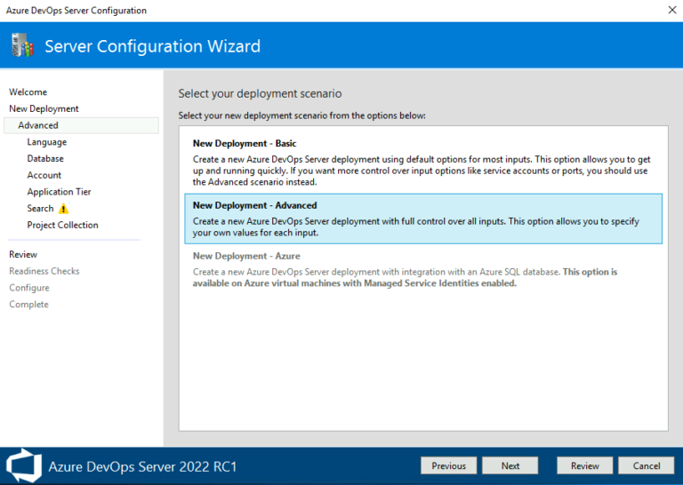 Azure DevOps Server 2022 Kurulumu - ÇözümPark Azure DevOps Server 2022 Kurulumu - ÇözümPark