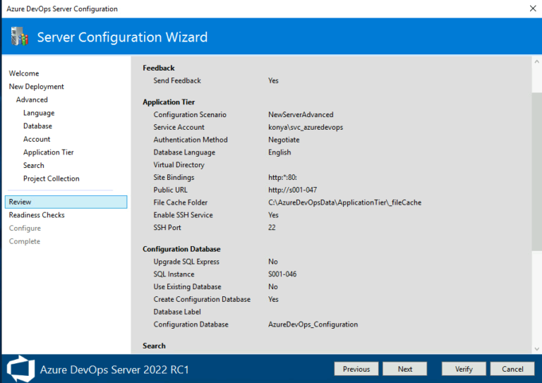 Azure DevOps Server 2022 Kurulumu - ÇözümPark Azure DevOps Server 2022 Kurulumu - ÇözümPark